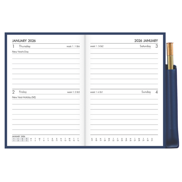 Collins Diary Navy with Pencil Even Year – Sunny's Variety Stores