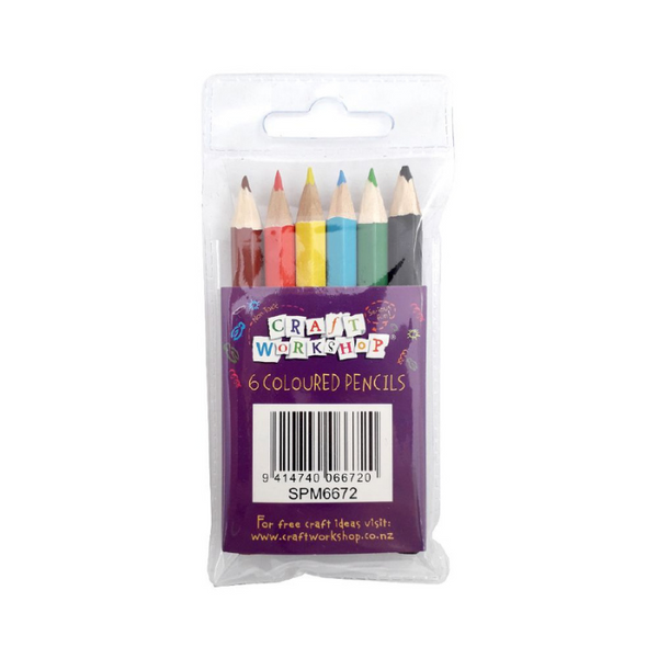 Coloured Pencils 6pc – Sunny's Variety Stores