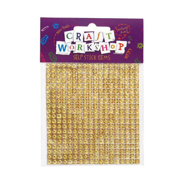 Craft Self-Stick Gem Gold 72x80mm – Sunny's Variety Stores