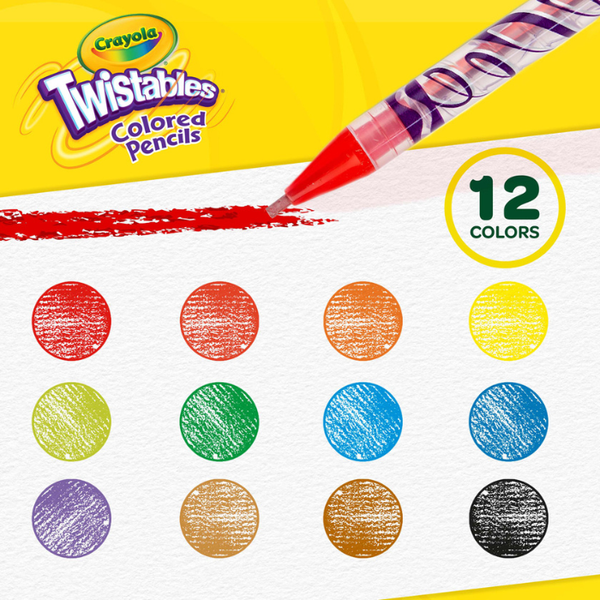 Crayola Twistables Color Pencils 12pk – Sunny's Variety Stores