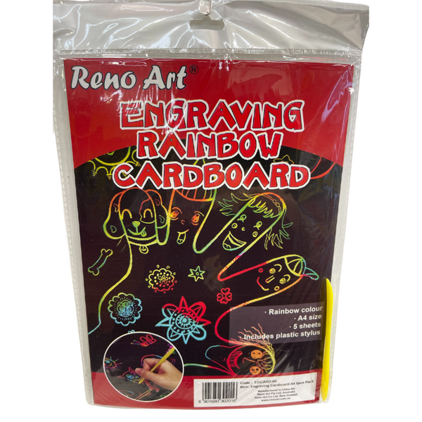 Engraving Cardboard A4 5pc – Sunny's Variety Stores