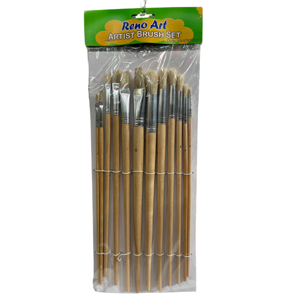Flat-Round Brush Set 12pc – Sunny's Variety Stores