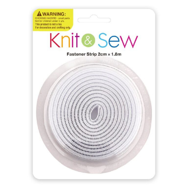 K&S Fastener Strip White 20mm – Sunny's Variety Stores