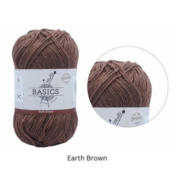 Super Blend Basic Yarn - Earth Brown – Sunny's Variety Stores