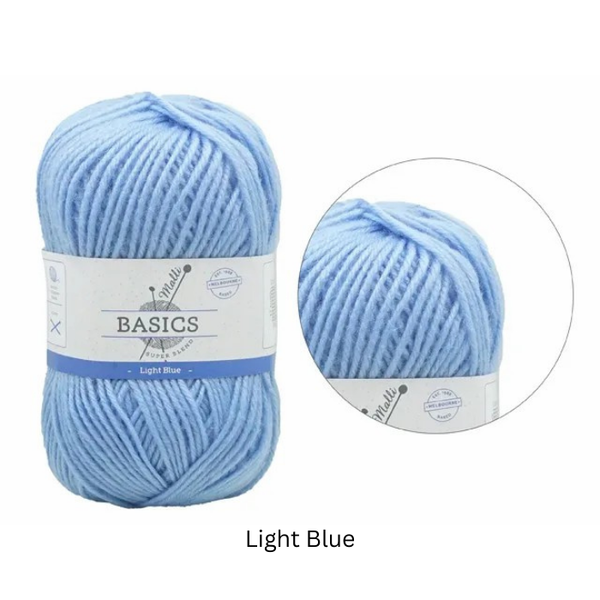 Super Blend Basic Yarn - Light Blue – Sunny's Variety Stores