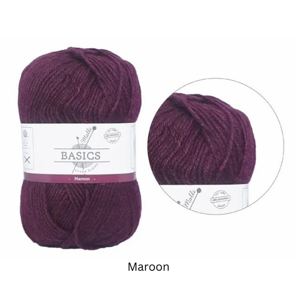 Super Blend Basic Yarn - Maroon – Sunny's Variety Stores
