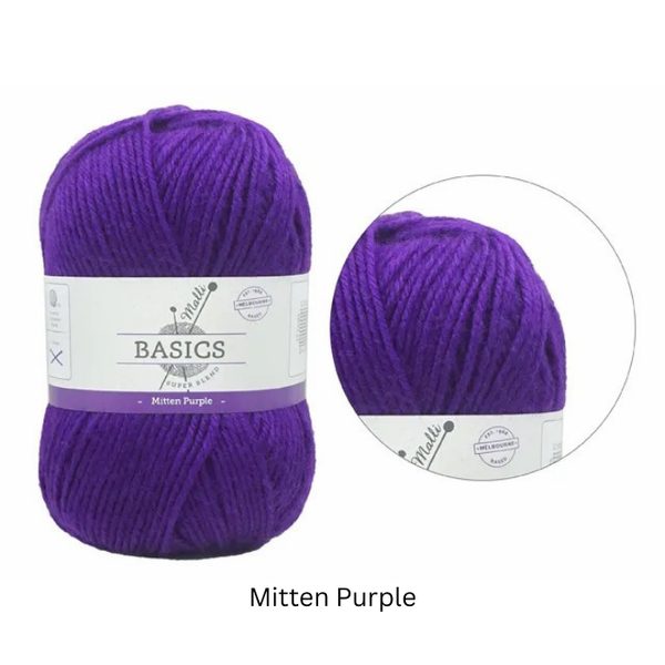 Super Blend Basic Yarn Mit Purple – Sunny's Variety Stores