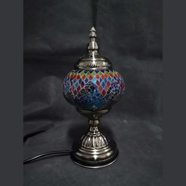 Turkish Mosiac Lamp - Multi Colour Mosaic TL135 – Sunny's Variety Stores
