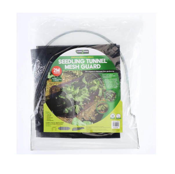 Seedling Tunnel Guard Mesh 2m x 50cm x 40cm Black – Sunny's Variety Stores